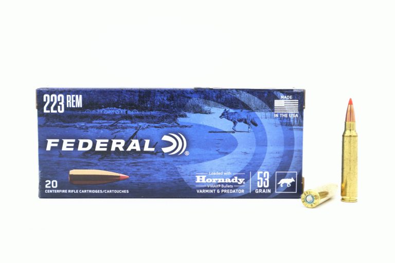 .223 Rem Federal VMax 53 gr 100 Stück - SAFFO - Schießsportanlage Frankfurt