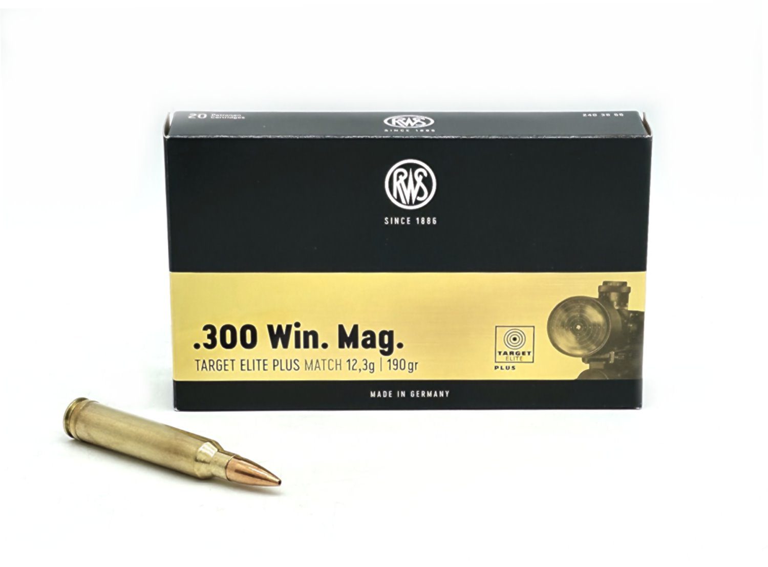 .300 Win. Mag. RWS Target Elite Plus 12,3 / 190 grs. HPBT - SAFFO ...